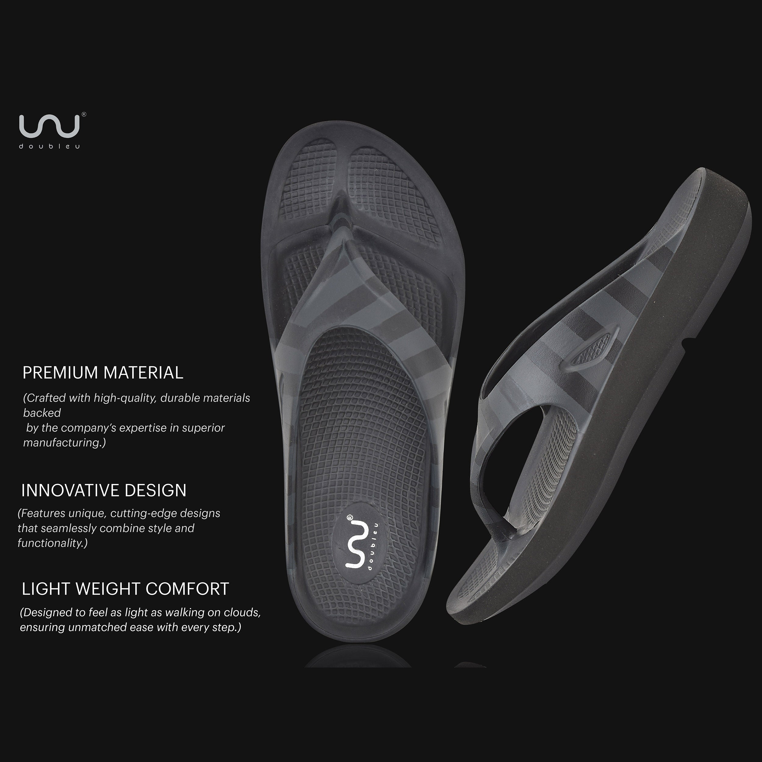 Doubleu Comfort Men Comfortable & Light Weight Slipper – doubleu