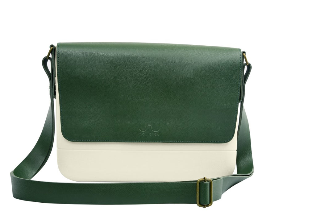 Doubleu Messenger-Bags -Smoke - white – doubleu